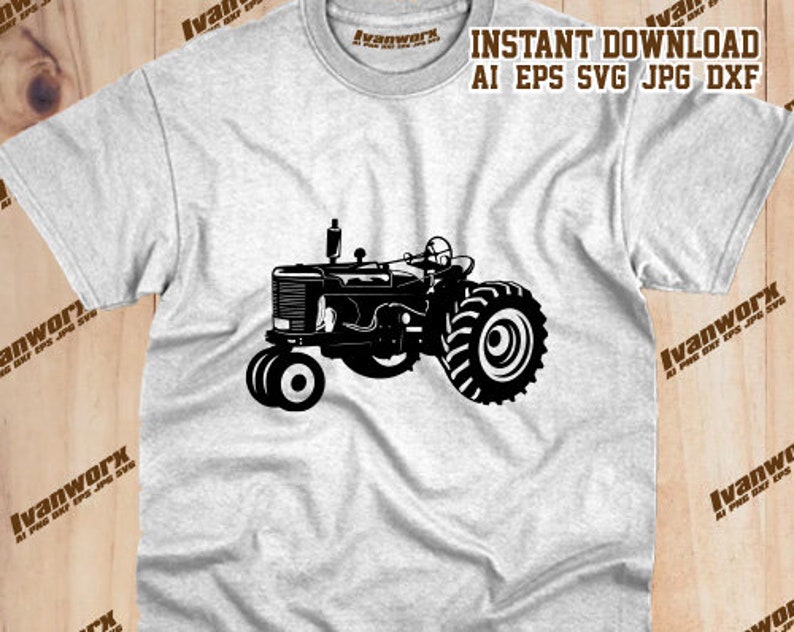 Tractor Svg Tractor Cut File Tractor Png Farm Tractor - Etsy