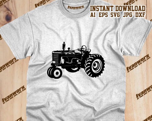 Tractor Svg Tractor Cut File Tractor Png Farm Tractor - Etsy