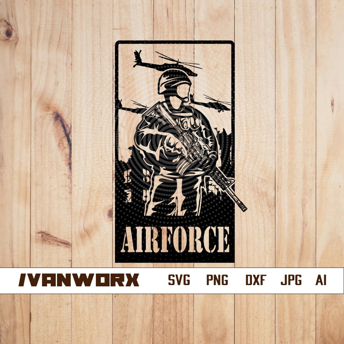 Airforce Png Soldier Png Soldier Cut File Soldier Clipart Soldier Svg ...