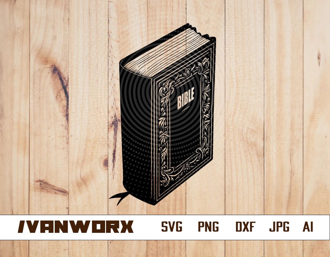 Bible Svg | Bible Png | Bible Clipart | Bible Cut File | Book Svg ...