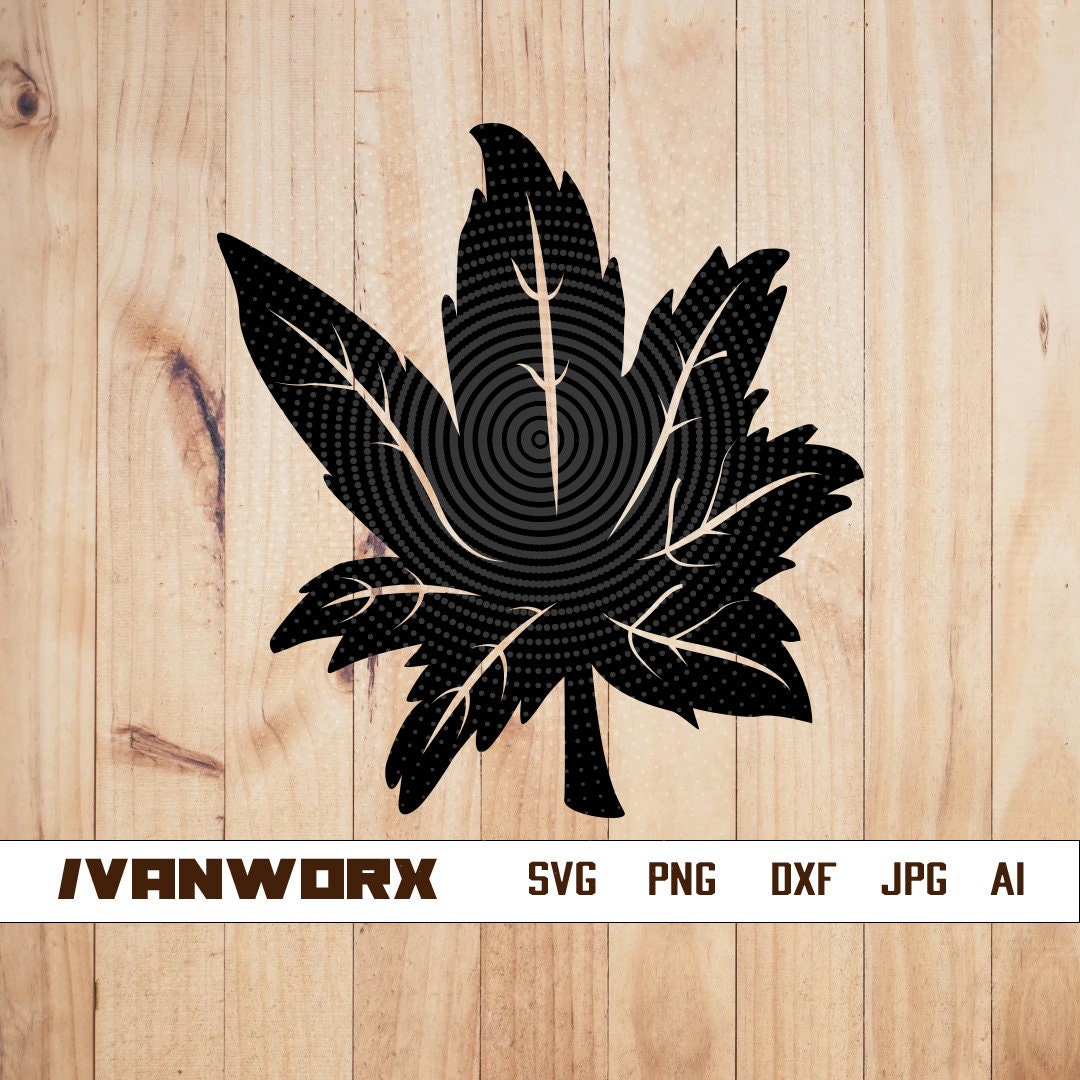 Weed Svg | Weed Png | Weed Stencil | Weed Clipart | Weed Cut File ...
