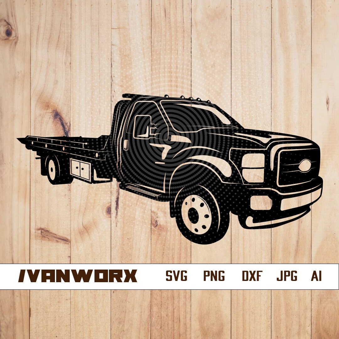 Tow Truck Svg | Tow Truck Png | Tow Truck Clipart | Tow Truck Vector ...