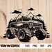 Offroad Scene Svg Offroad Vehicle Png Offroad Clipart Stencil Adventure ...