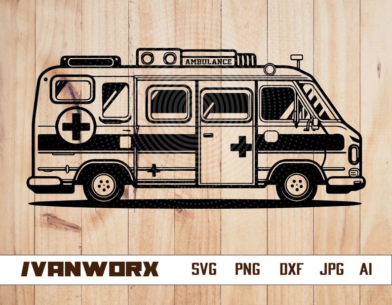 Ambulance SVG Paramedic SVG Ems Emt Rescue Illustration - Etsy