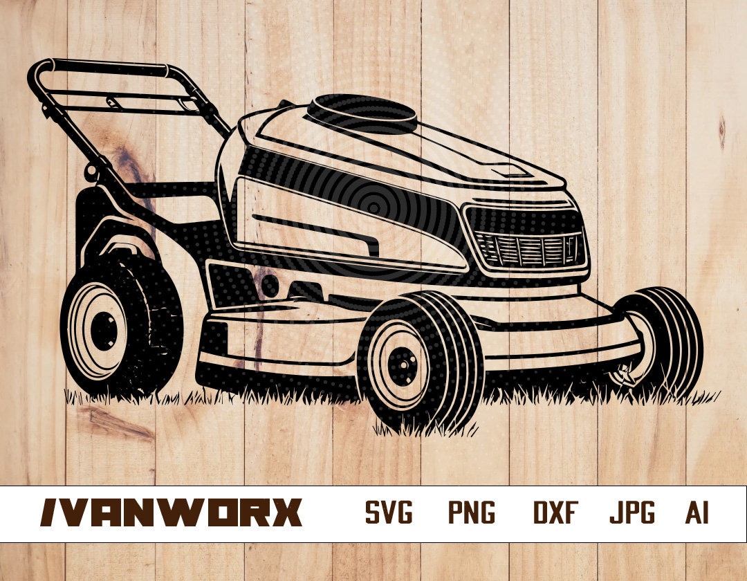 Lawn Mower Svg | Grass Cutter Clipart | Lawn Mower Shop Owner Monogram ...