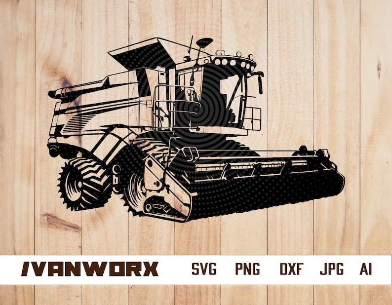 Combine Harvester Svg Harvester Svg Farming Svg Harvester Png Harvester ...