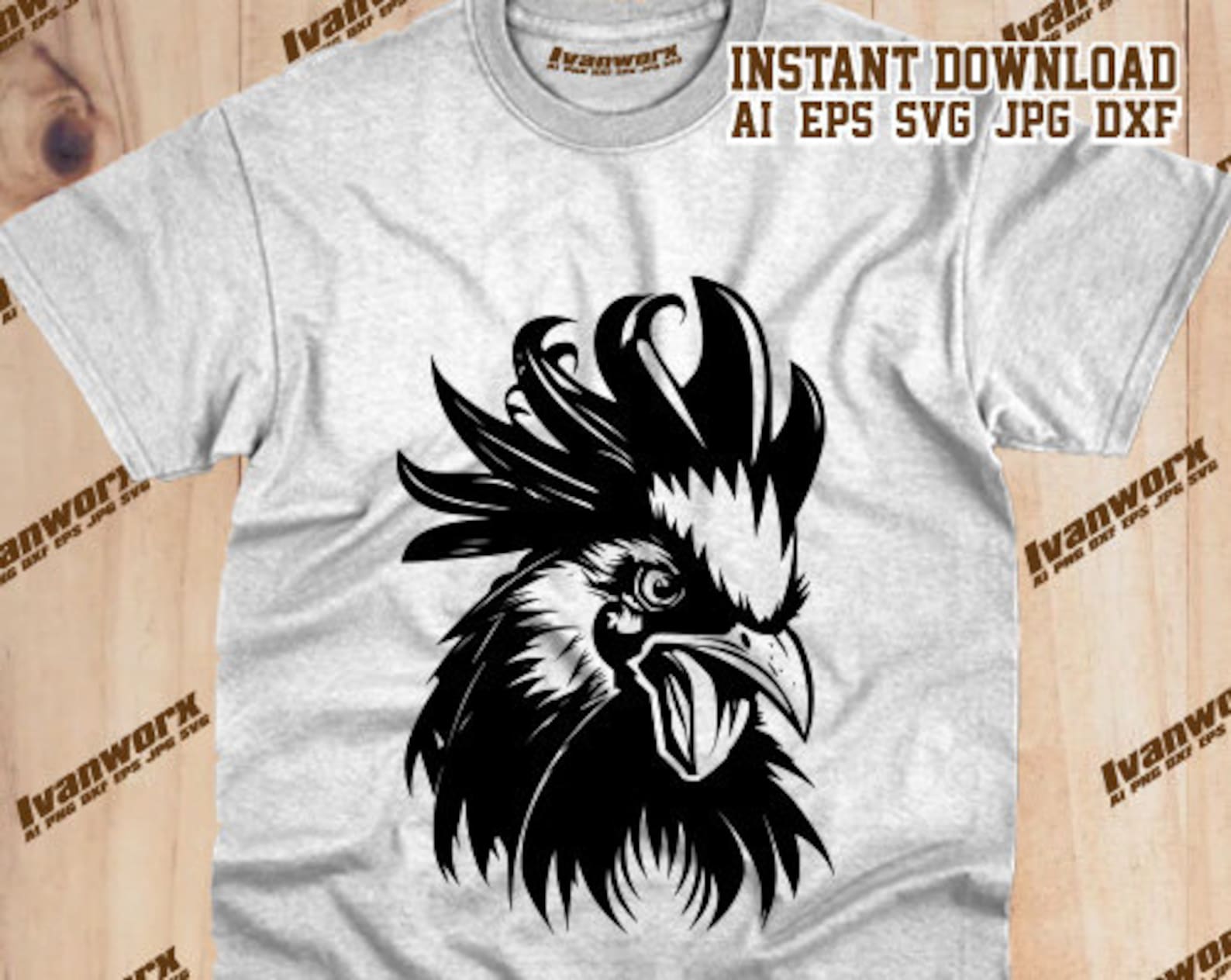 Rooster Svg Rooster Png Chicken Svg Chicken Coop Barn Svg Farmhouse ...