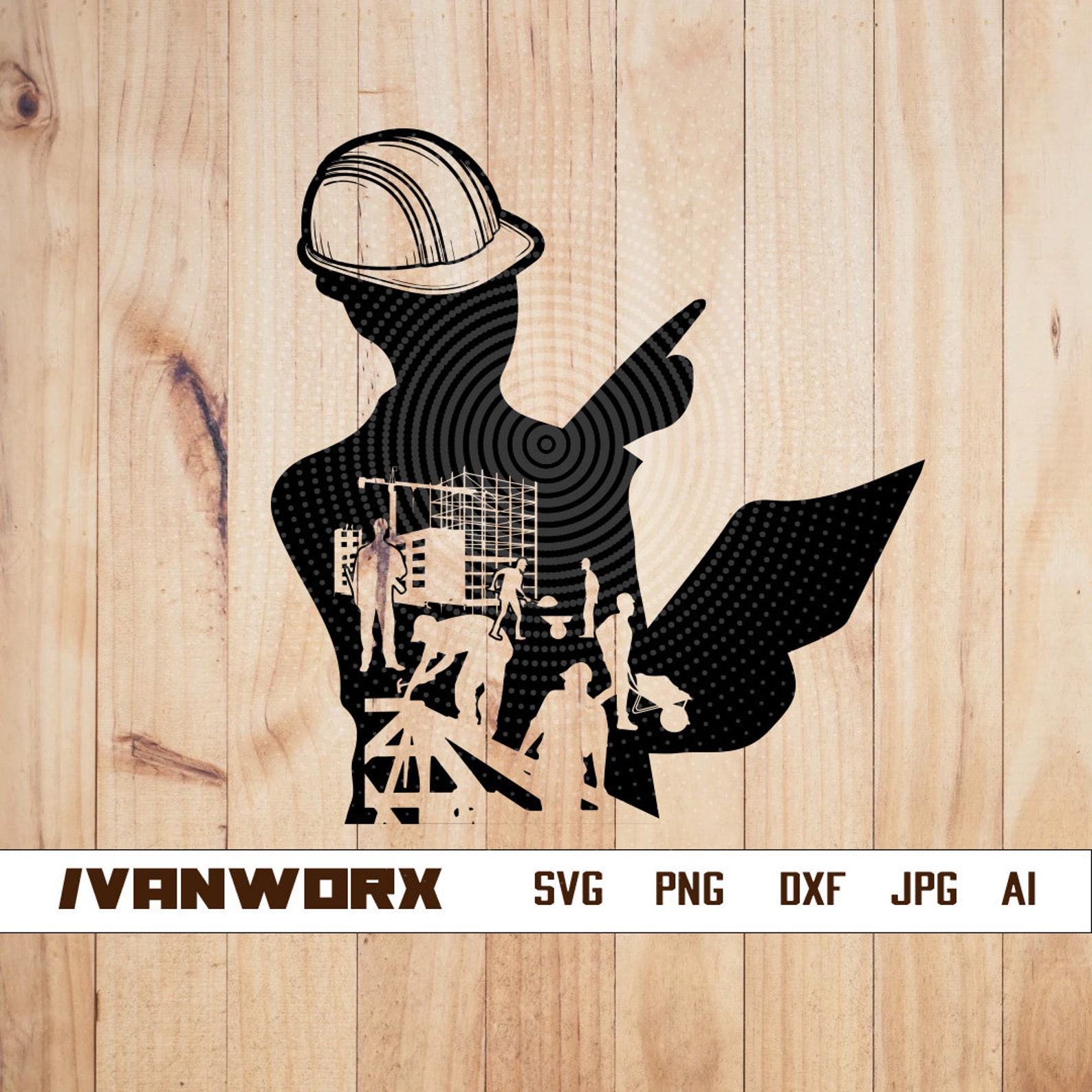 Construction Worker SVG Builder Svg Contractor Svg Construction Worker ...