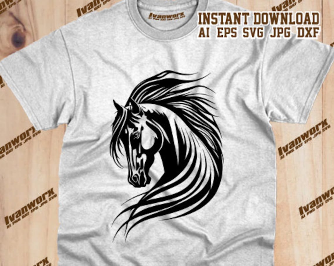 Mustang Horse SVG Mustang Svg Horse Svg Running Horse Svg Horse Clipart ...