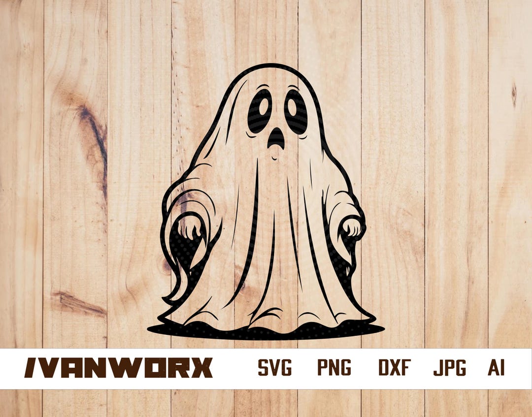 Halloween Svg | Cute Ghost Svg | Scary Ghost Svg | Spooky Season Svg ...