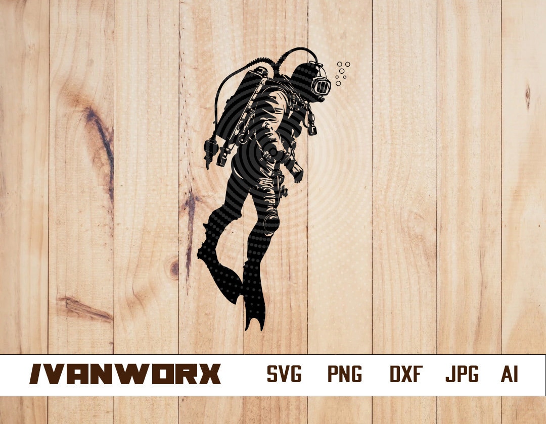 Scuba Diver Svg Scuba Svg Dive Svg Diver Svg Scuba - Etsy