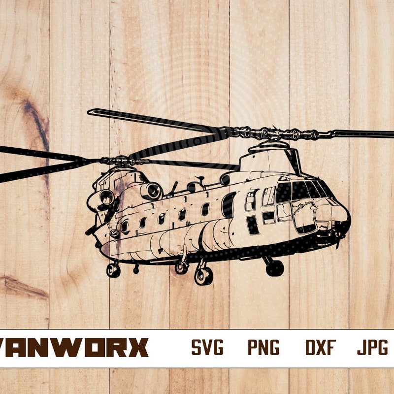 Chinook Dxf File - Etsy