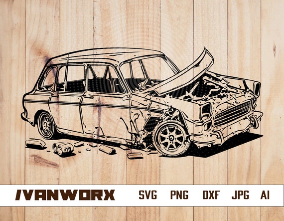 Smashed Car Png