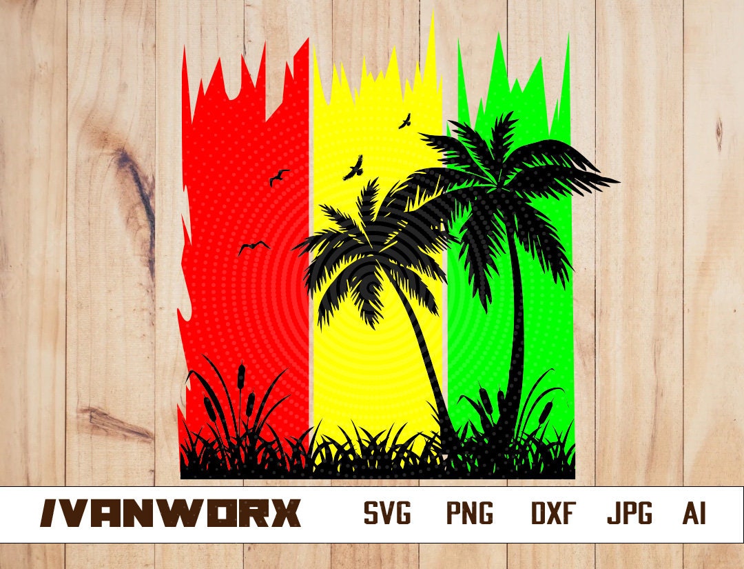 Reggae Scene Svg Beach Vibe Svg Reggae Png Reggae T-shirt Design Reggae ...