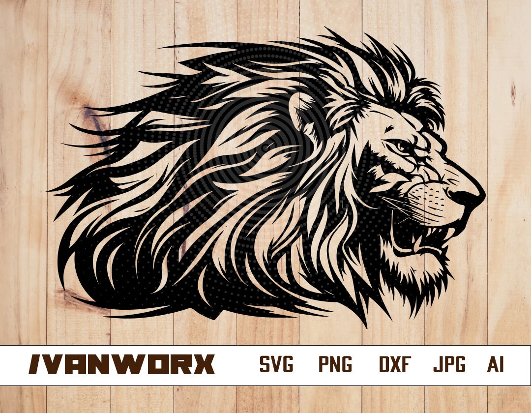 Lion Head Svg | Wild Animal Clipart | Zoo Crew Shirt Png | Safari Life ...