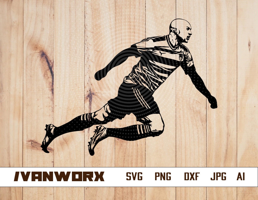 Soccer Player Svg | Soccer Svg | Soccer Shirt Svg | Soccer Clipart ...