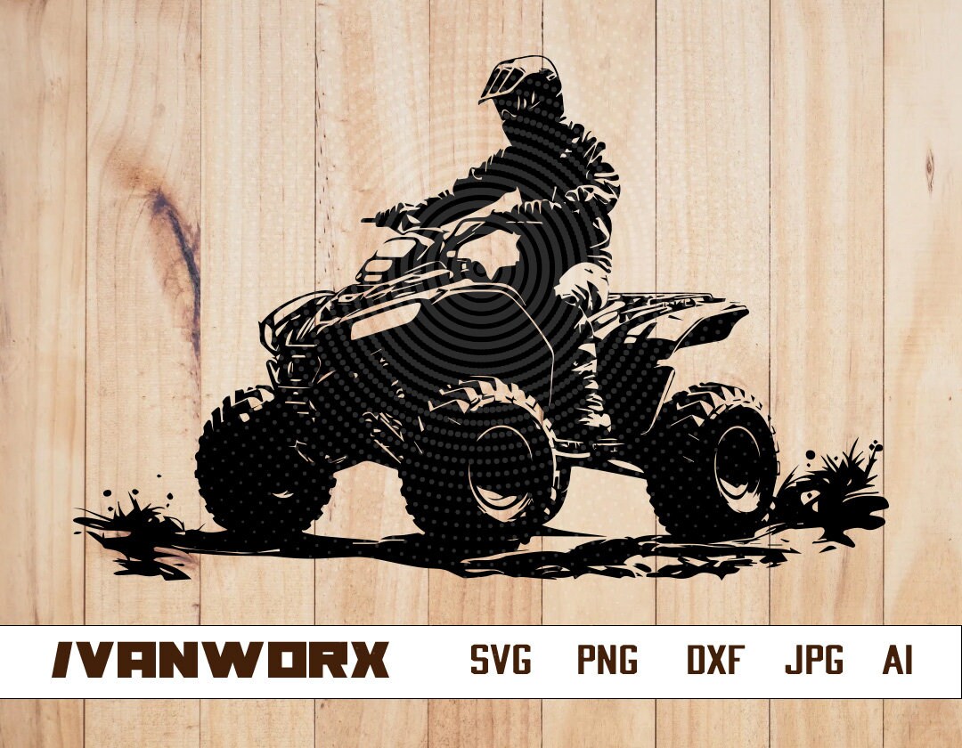 Atv Clipart Svg File Atv Svg Atv Cut Files Atv Ride Svg Atv ...