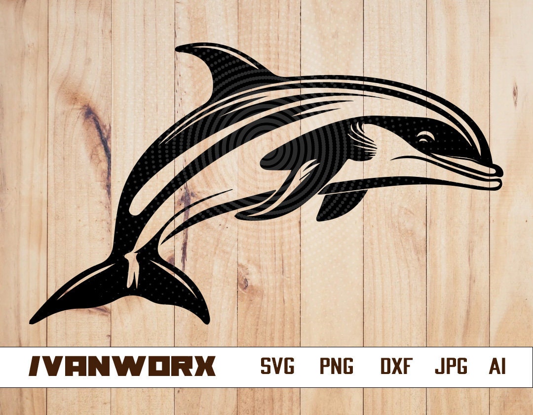 Dolphin Svg | Dolphin Png | Dolphin Stencil | Fish Svg | Dolphin Shirt ...