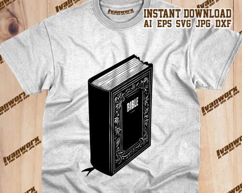 Bible Svg Bible Png Bible Clipart Bible Cut File Book Svg Holy Bible ...