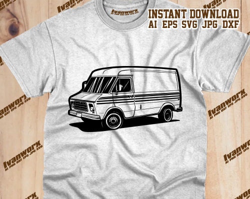 Van Svg Road Vehicle Clipart Large Transpo Vehicle Cut File Sports ...