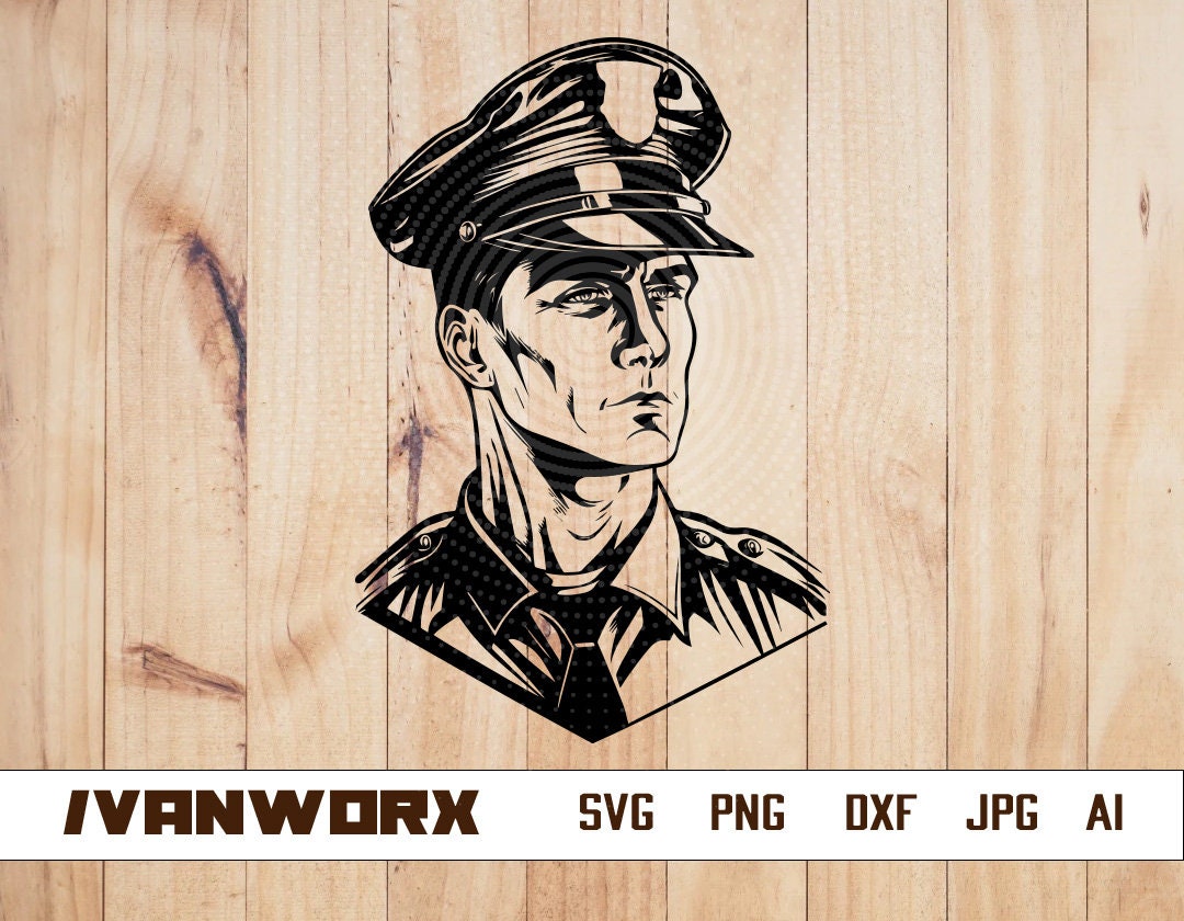 Police Officer Svg | Police Svg | Police Man Svg | Police Clipart ...