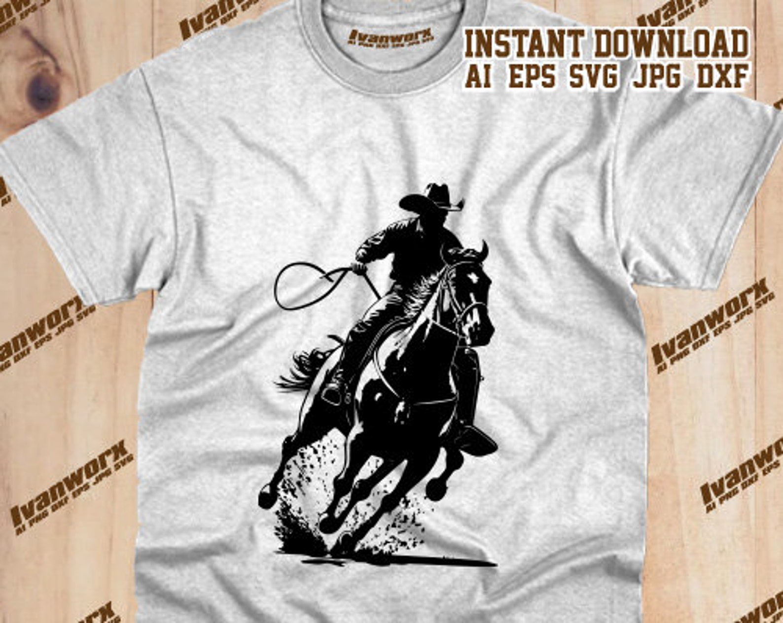 Rodeo Svg | Cowboy Svg | Western Cowboy Riding Horse Svg | Rodeo Cowboy ...