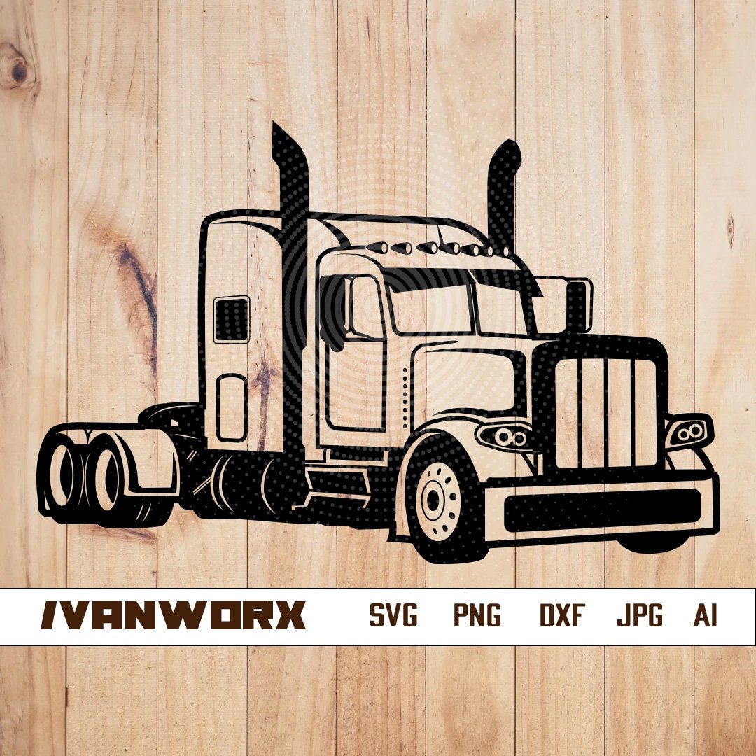 Truck Svg | Semi Truck Png | Semi Truck Clipart | Semi Truck Vector ...