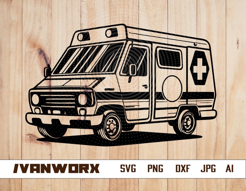 Ambulance Svg Rescue Svg Rescue Truck Svg Emergency - Etsy
