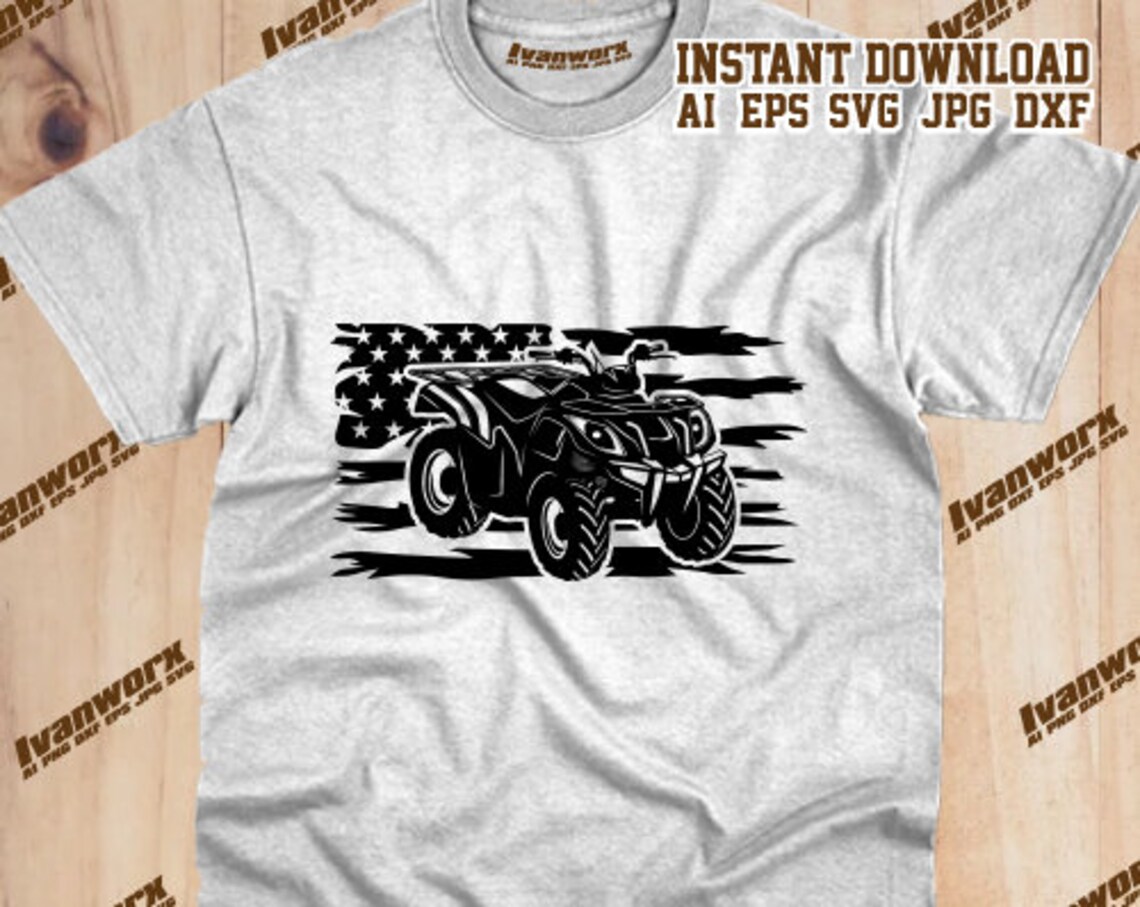 US 4 Wheeler Svg ATV Svg 4 Wheeler Svg Off-road Svg ATV Clipart Atv ...