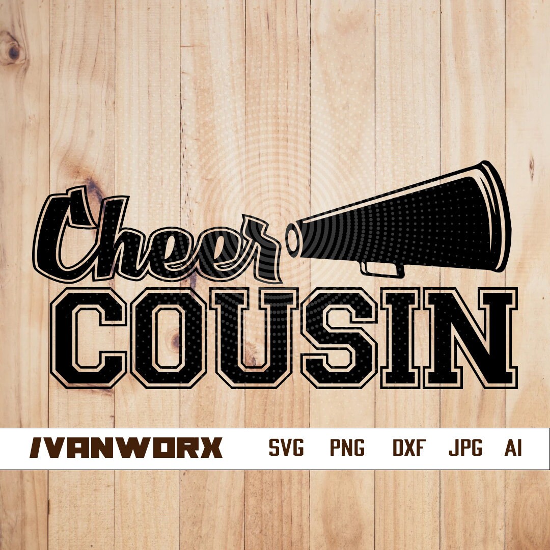 Cheer Cousin Svg | Cousin Png | Cheer Cut File | Cousin Clipart | Cheer ...