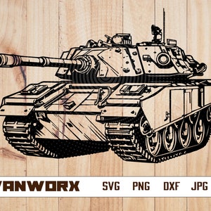 War Tank Svg | Military Vehicle Clipart | Army Tank Cut File | War Ship ...