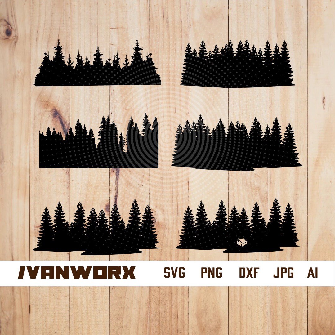 Forest Trees Svg | Forest Trees Svg | Forest Trees | Forest Trees Png ...