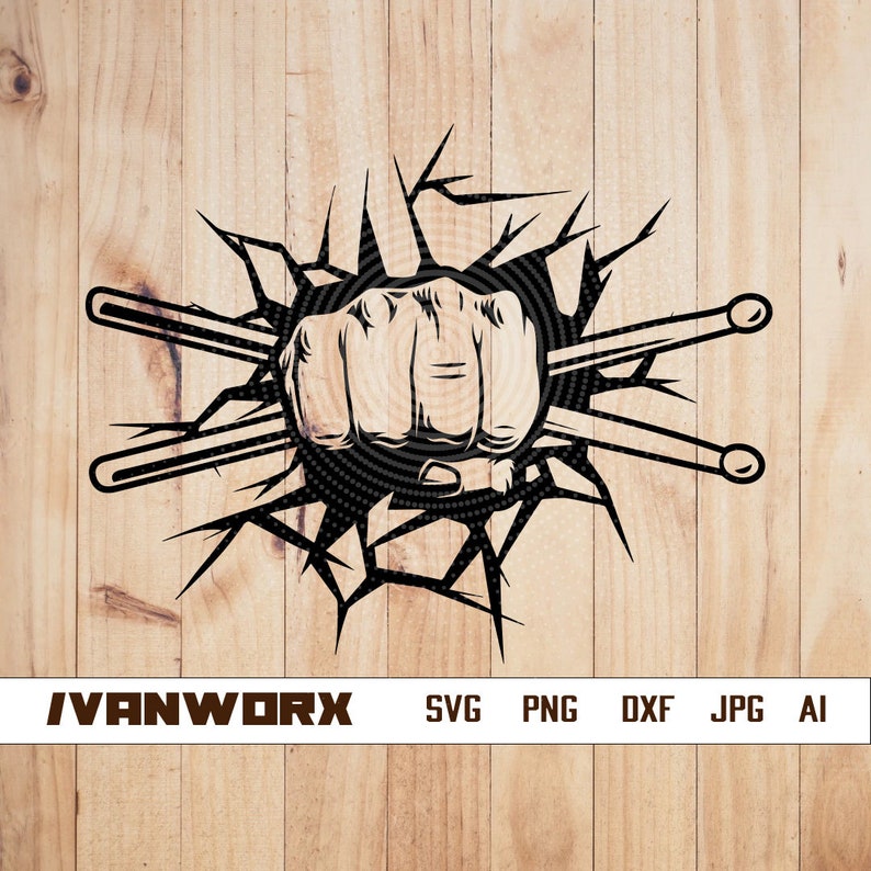 Punch Drummer Svg File Drummer Svg Drummer Shirt Drumstick Png ...