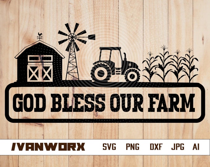 Farm Scene SVG Bundle, Farm Scene Dxf, Farm Scene Png, Farm Scene ...