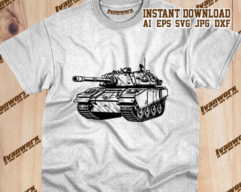 War Tank Svg Military Vehicle Clipart Army Tank Cut File War Ship ...