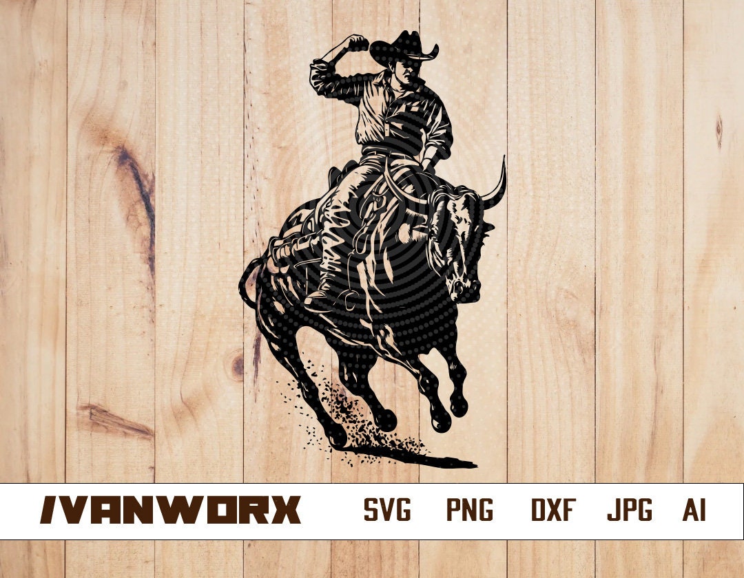 Rodeo Svg | Bull Rider Svg | Ranch Western Country Farm | Cowboy Svg ...