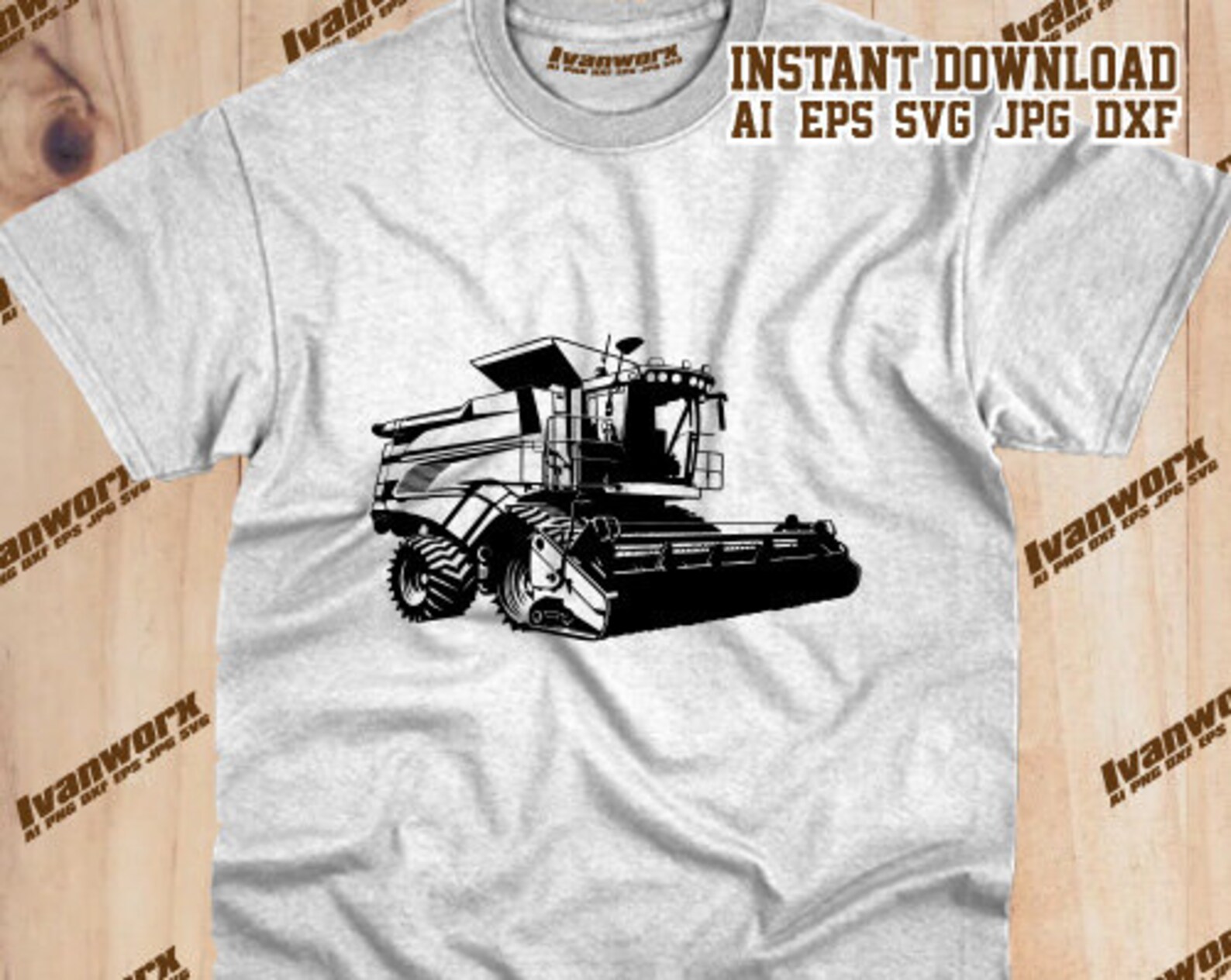 Combine Harvester Svg Harvester Svg Farming Svg - Etsy Canada