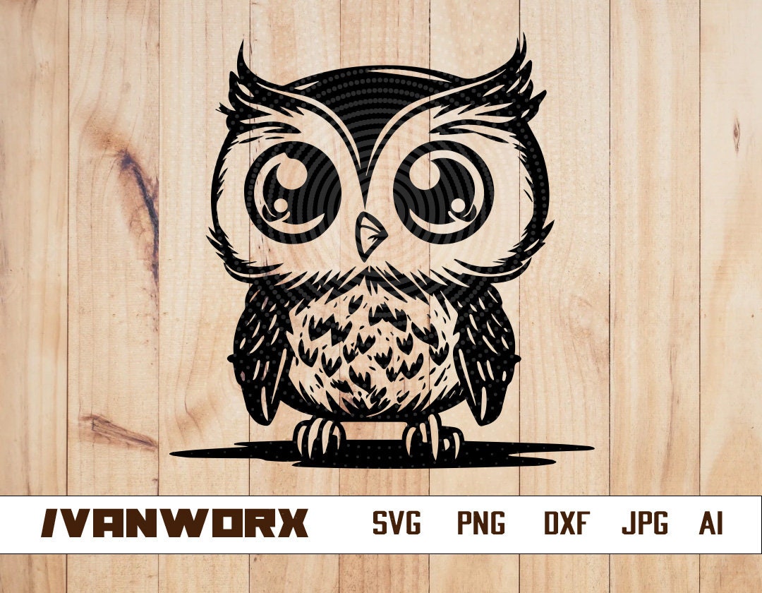 Cute Owl Svg Owl SVG Owl Cut File Animal Face Svg Cute - Etsy