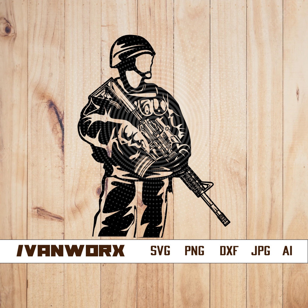 Soldier Svg | Soldier Png | Soldier Cut File | Soldier Clipart ...