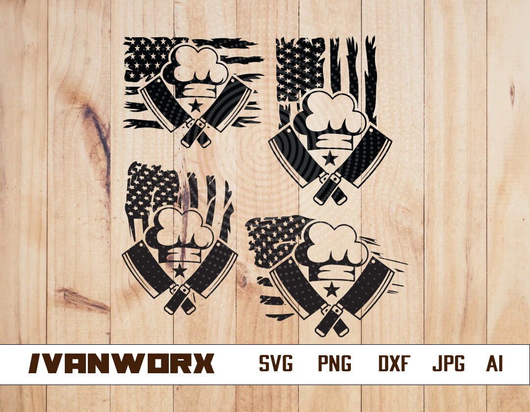 US Chef Tools Svg | Cooking Tools Svg | Chef Svg | Restaurant Monogram ...