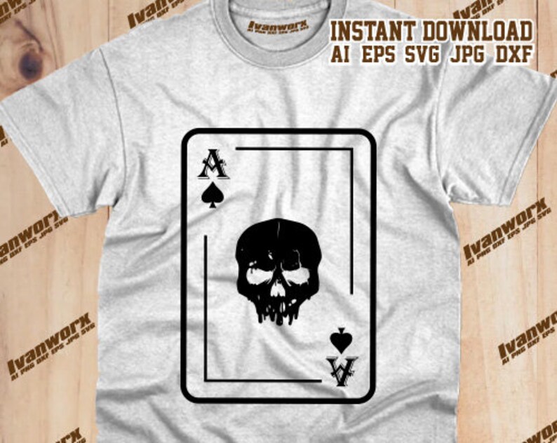 Ace of Spades SVG | Ace of Spades Cut File | Ace Skull Svg | Ace of ...