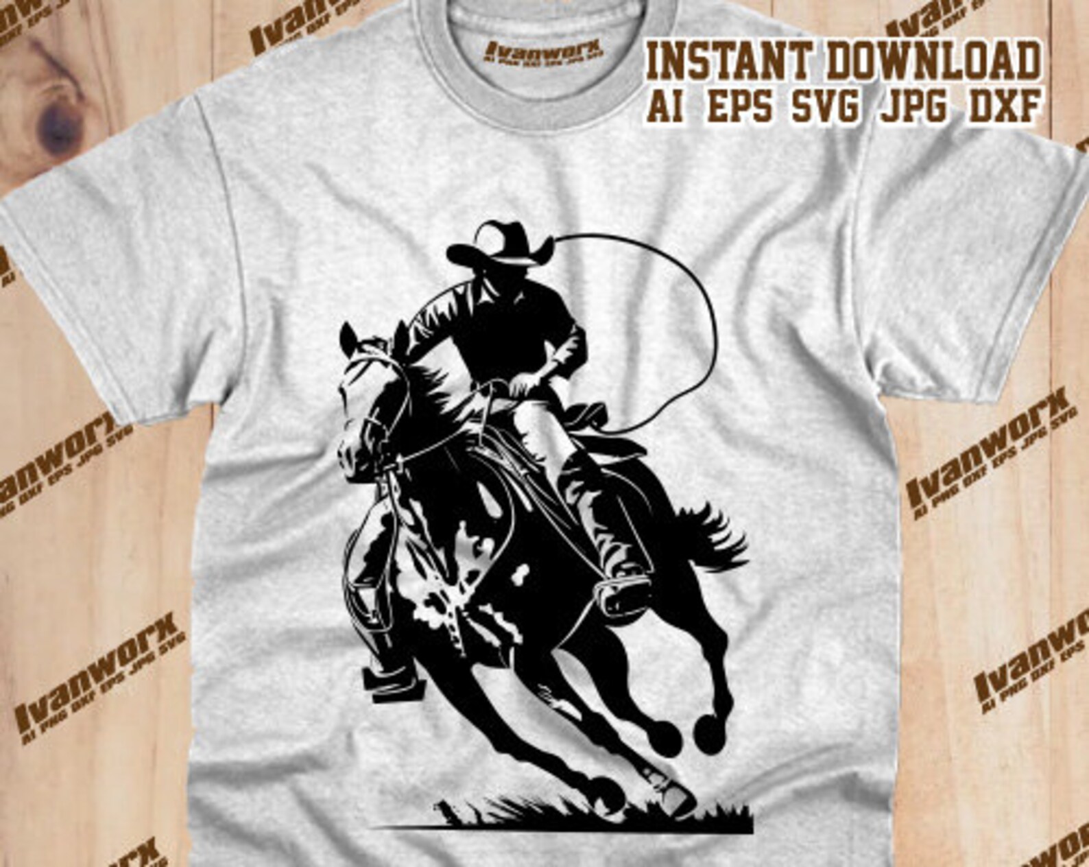 Rodeo Svg Cowboy Svg Western Cowboy Riding Horse Svg Rodeo Cowboy Svg ...