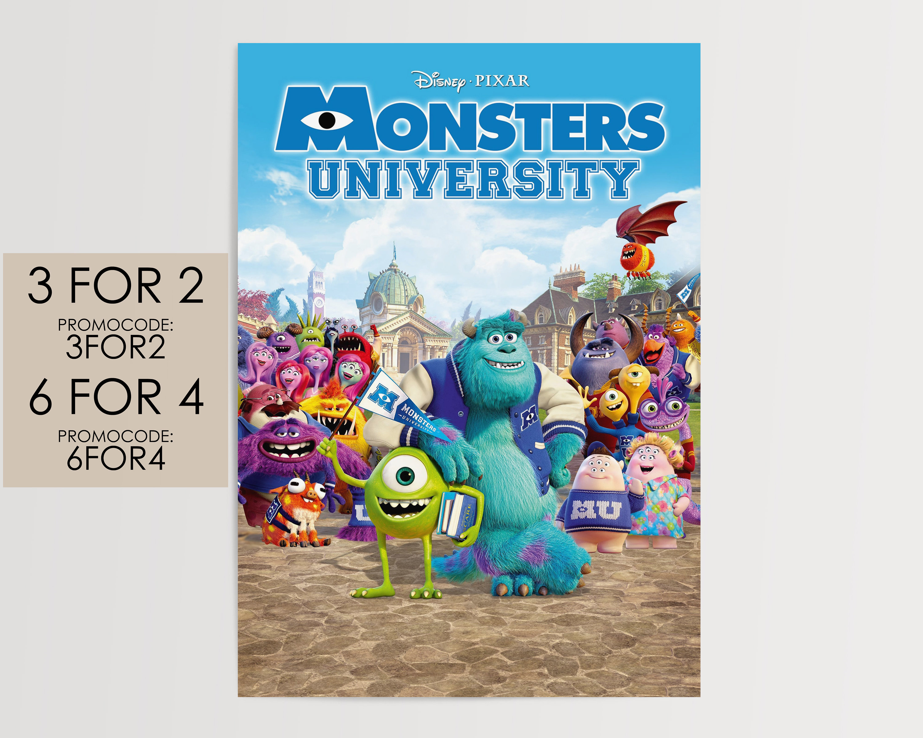 Monsters University Movie Poster