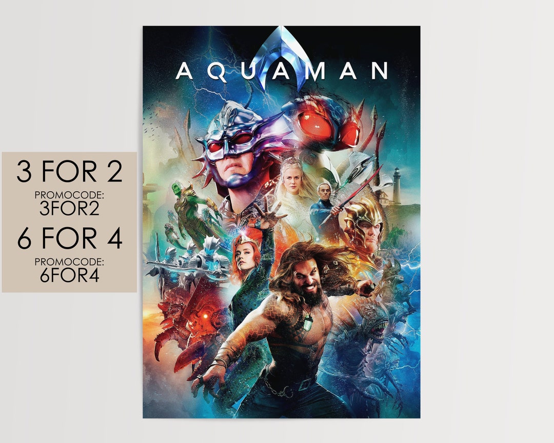 Aquaman 2018 Poster DC Movie Poster Art Film Print Gift - Etsy
