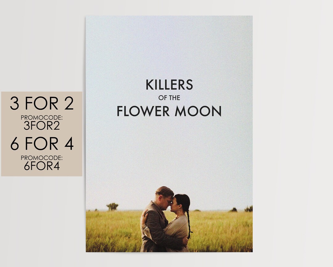 Killers of the Flower Moon 2023 Poster Movie Poster Art Film - Etsy