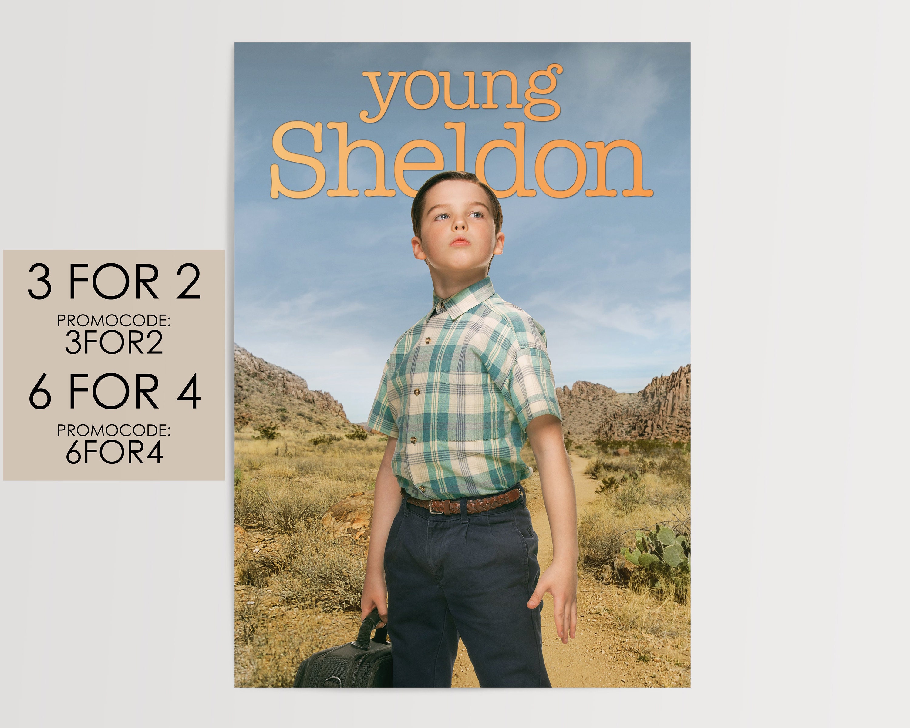 Young Sheldon Poster TV Movie Poster Art Film Print Gift YS001 - Etsy
