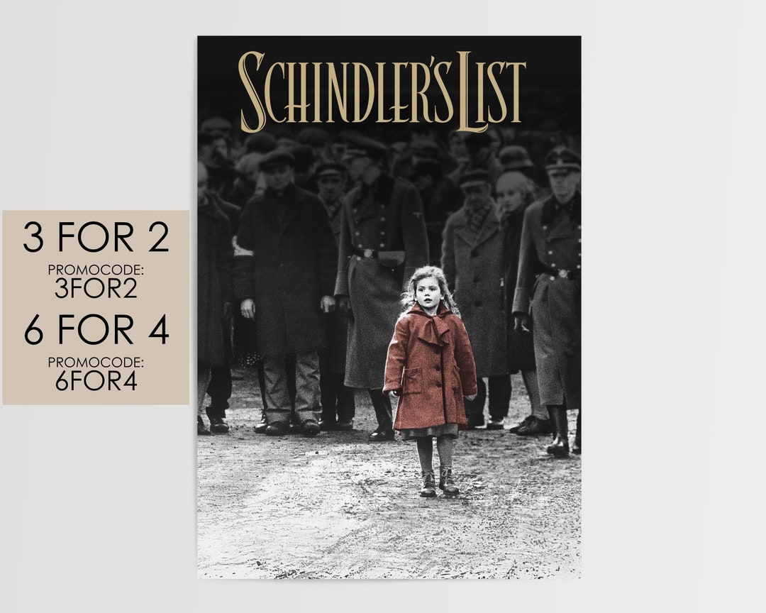 Schindler's List 1993 Poster Movie Poster Art Film Print - Etsy Denmark Schindler's List 1993 Poster Movie Poster Art Film Print - Etsy Denmark