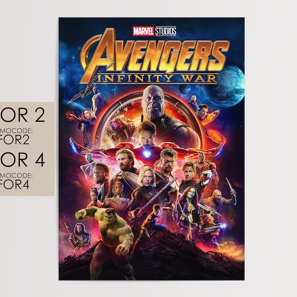 Infinity War Poster - Etsy