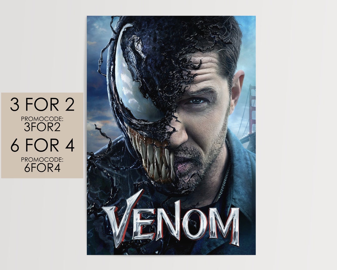 Venom 2018 Poster DC Movie Poster Art Film Print Gift V001 - Etsy