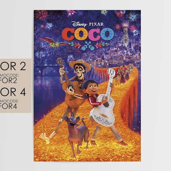 Pixar Movie Poster - Etsy